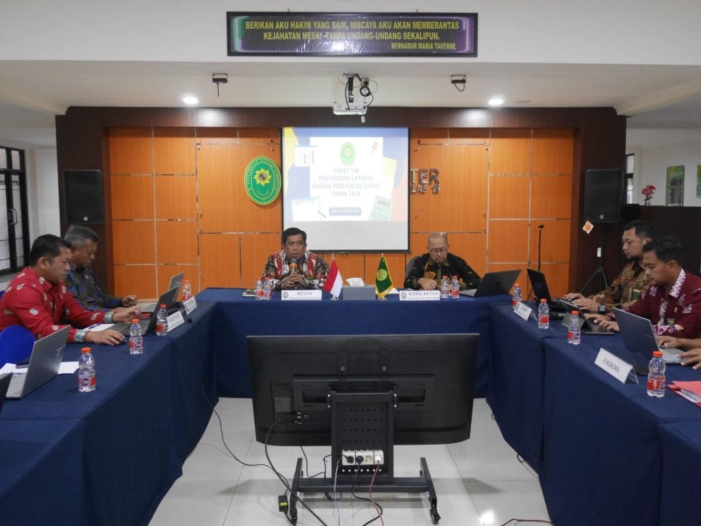 Rapat Penyusunan LKJIP Tahun 2024 – Pengadilan Negeri Sampit